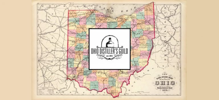Ohio Distiller's Guild Map - Distillery Trail