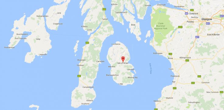 Isle of Arran - Map - Distillery Trail