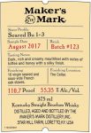 Maker's Mark Distillery - Limited Edition Seared-Bu-1-3 Kentucky ...