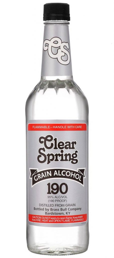 Buffalo Trace Distillery - Clear Spring Grain Alcohol 190 Proof ...