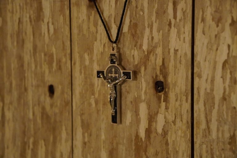 Maker's Mark Distillery - The Samuels House, Crucifix on Basement Door ...