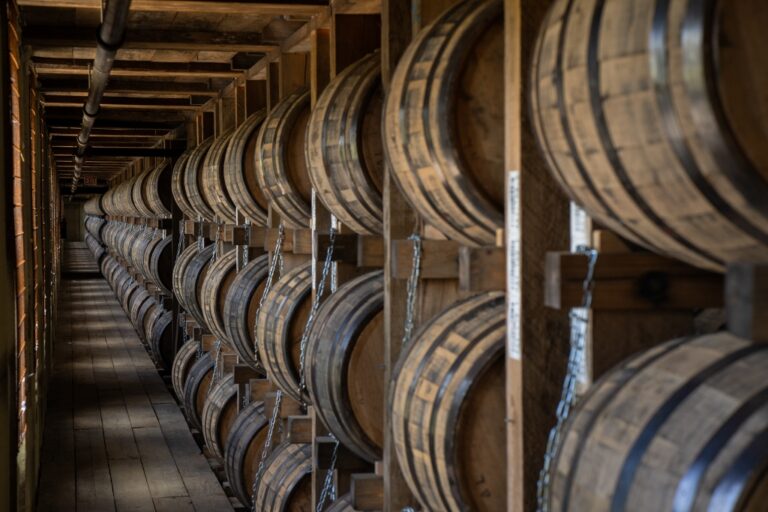 Buffalo Trace Distillery - Inside Bourbon Warehouse - Distillery Trail